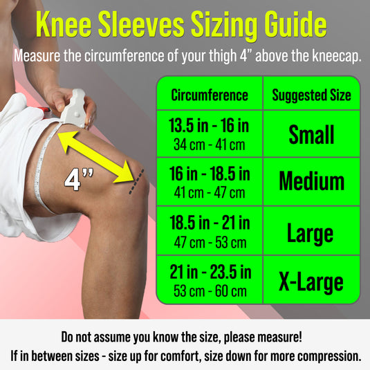 Knee Sleeves, Braces for Knee Pain, Running or Working Out | BLITZU