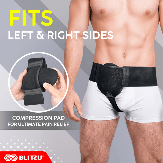 Inguinal Hernia Belt Groin Support Truss For Men Or Women Blitzu